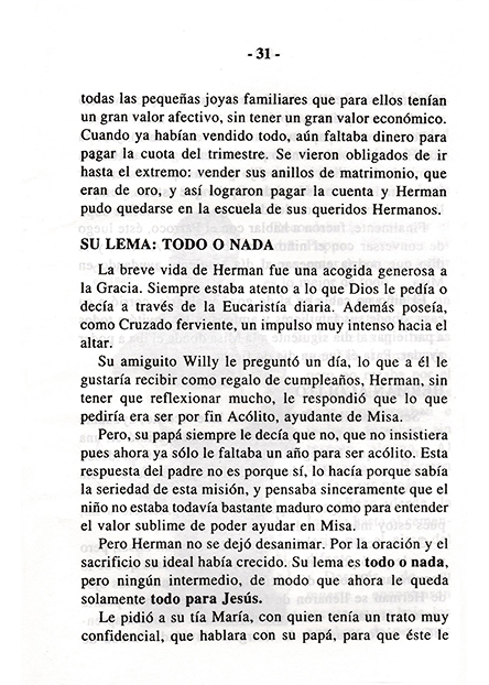 Honor de Dios - Herman Wijns Pequeño Sacerdote